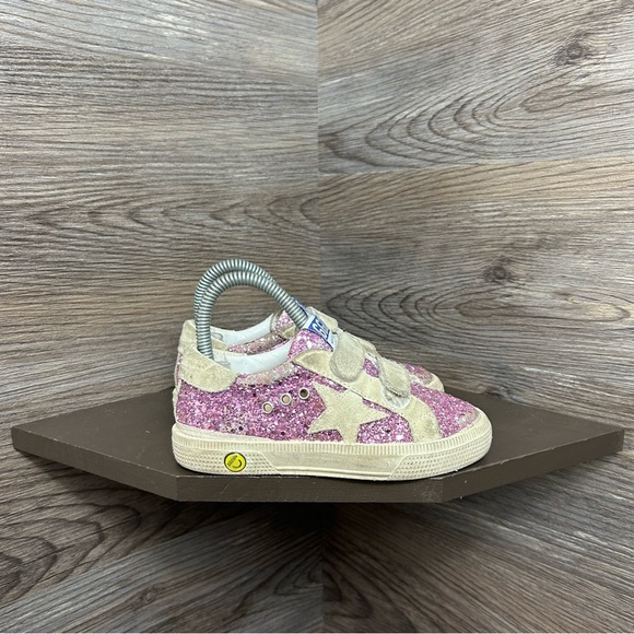 Golden Goose | Shoes | Golden Goose Star Pink Glitter V Strap | Poshmark